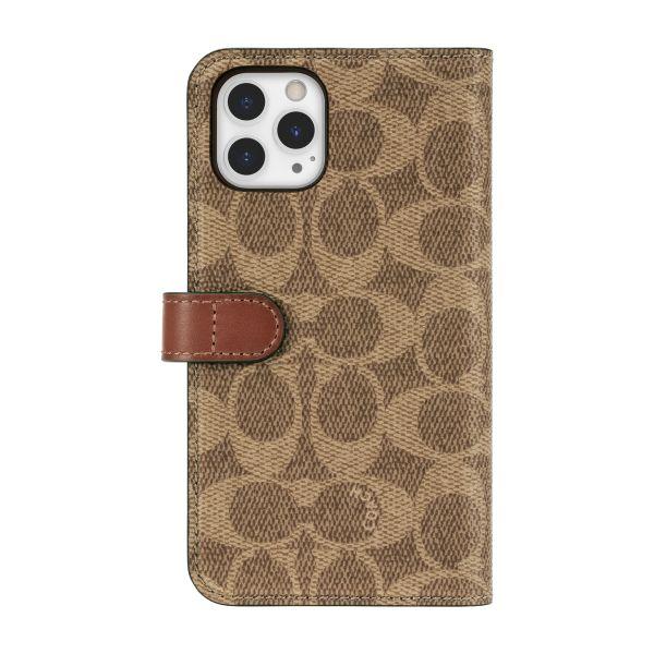 Coach Signature Khaki Folio Wallet for iPhone 11 Pro